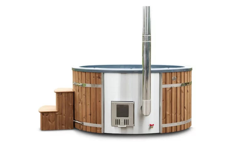 Vedeldad badtunna Wellness comfort - Hybridbadtunna.se
